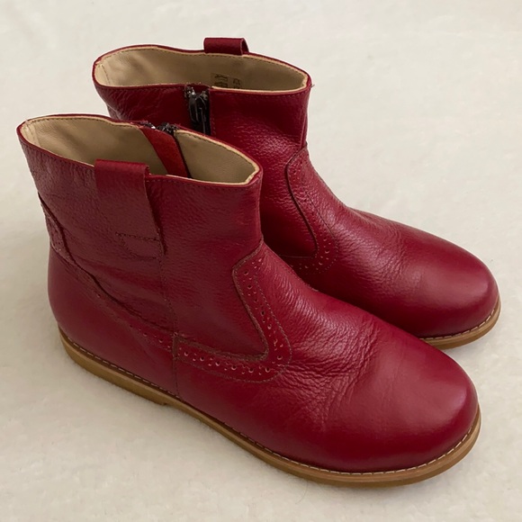 Elephantito | Shoes | Elephantito Pebbled Leather Side Zip Boots ...